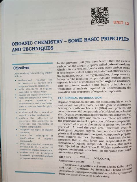 Organic Chemistry Some Basic Principles And Techniques Objectives In