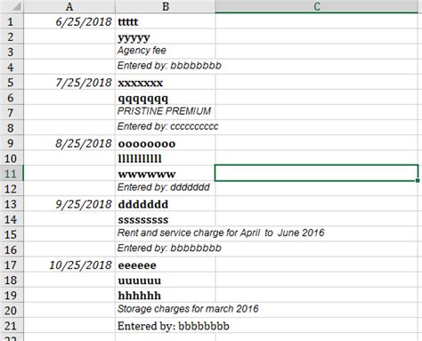 Vba Cut And Paste Special Font Data Align The Data Pasted To Other