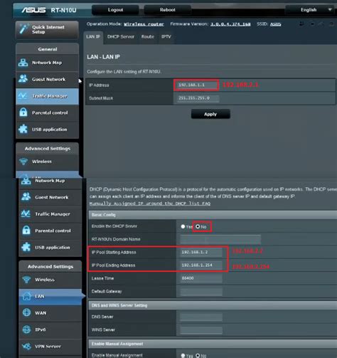 need help configuring second router dhcp ip address range