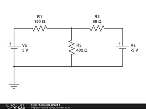 Simulated Circuit 2 Circuitlab