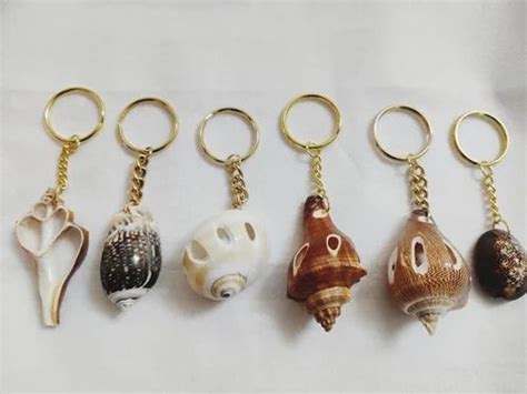 Gold Metal Seashell Keychain Packaging Type Packet Size 30 40mm At ₹ 30 In Khambhat