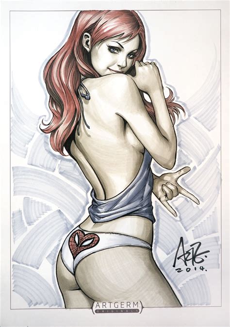 Mary Jane Watson Marvel And 1 More Drawn By Stanleylau Danbooru