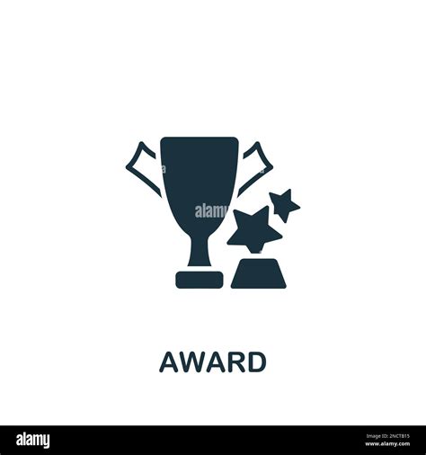 Award Icon Monochrome Simple Sign From Entertainment Collection Award
