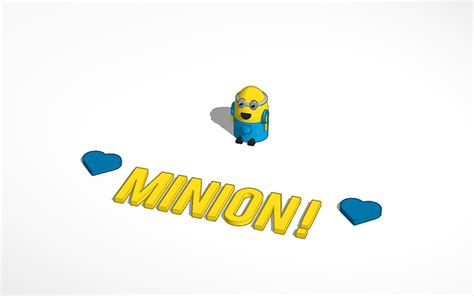 3d Design Minion Tinkercad