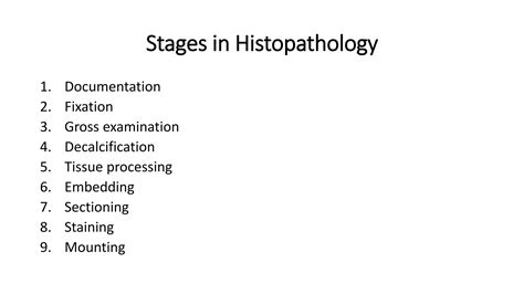 Tissue Fixation Histopathology Pptx