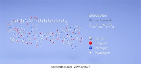 Zilucoplan Molecule Molecular Structures Complement Inhibitor Stock