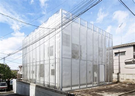 Metal Mesh Hides A House In Tokyo By Fumihiko Sano