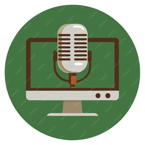 Premium Vector Computer Hardware Components Parts And Devices Featuring Microphone Vector