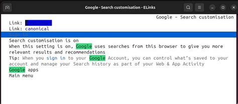 Elinks Command In Linux