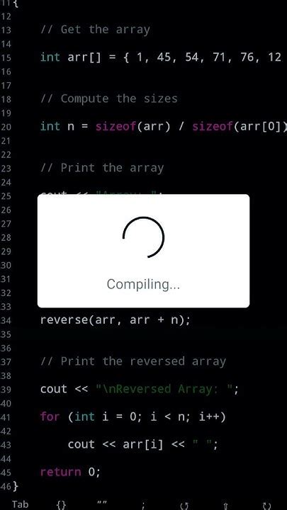 How To Reverse A Array Using Stl In C Subscribe Programming Shorts Foryou Youtube
