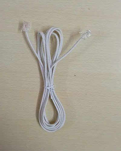 50 White Telephone Line Cord At Rs 25 Piece In Ahmedabad ID 2852678842648