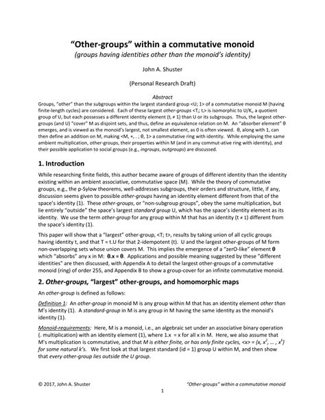 Pdf Other Groups Within A Commutative Monoid Groups Having