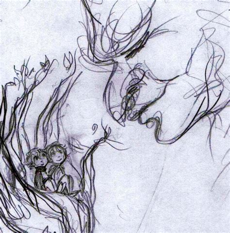 Treebeard And Hobbits Sketch By Lawksie On Deviantart