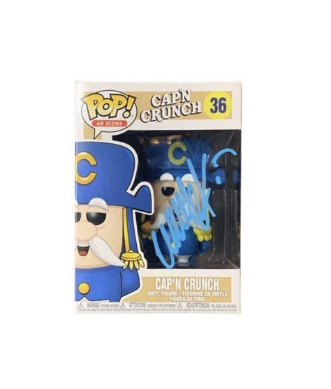 Wendel Clark Capn Crunch Autographed Funko Pop Icon Autographs
