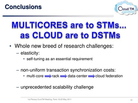 PPT Cloud TM A Distributed Transactional Memory Platform For The