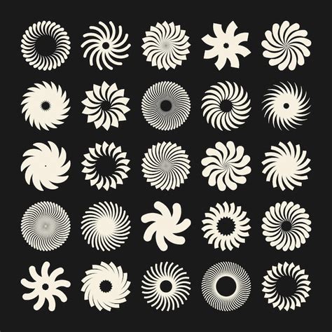 잔인한 기하학적 모양은 단순한 원시적인 요소와 형태를 상징합니다 Bauhaus 레트로 디자인 트렌디 프리미엄 벡터