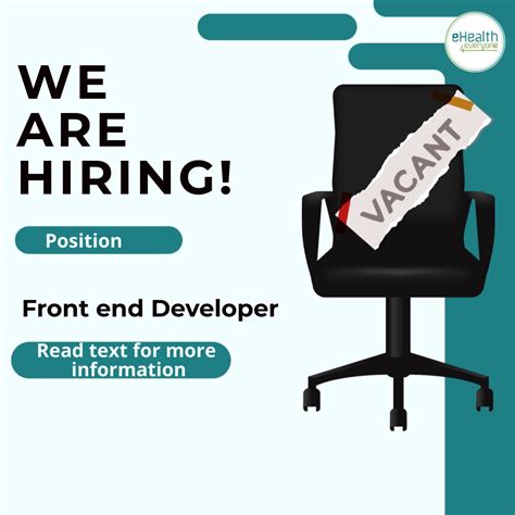 Ehealth4everyone On Linkedin A Front End Web Developer Is Responsible For Implementing Visual