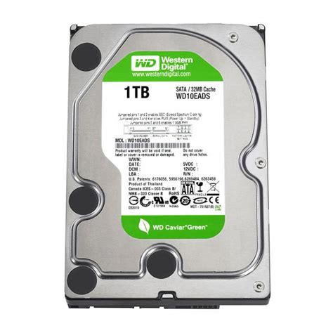 Western Digital Green 1TB Sata HDD