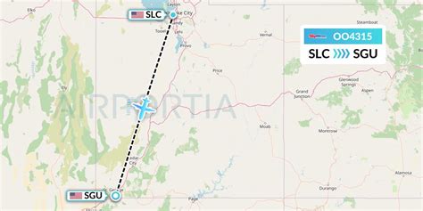 Oo4315 Flight Status Skywest Airlines Salt Lake City To St George