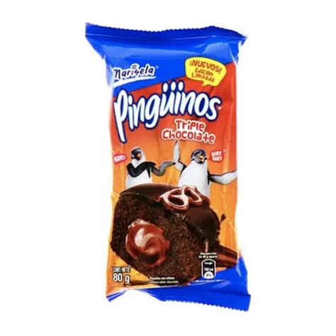 Pinguinos Sabor A Triple Chocolate 10 Piezas De 80 Gr Cu Mercadolibre