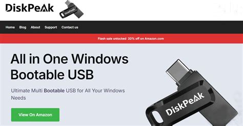 Can I Create A Bootable Usb Drive For Windows By Diskpeak Oct
