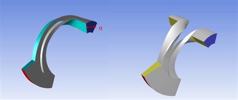 View Of Vanes Outlet Of The Baseline Geometry On The Left And The Download Scientific Diagram