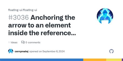 Anchoring The Arrow To An Element Inside The Reference Element