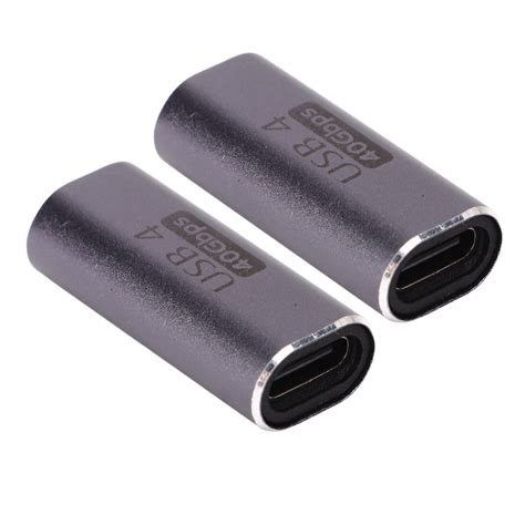 Usb C To Usb C Connector Pcs Type C Adapter Female To Female For Laptop And Phone Walmart Com