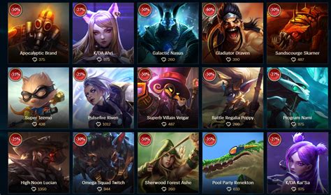 Surrender At 20 Champion And Skin Sale Week Of April 15th