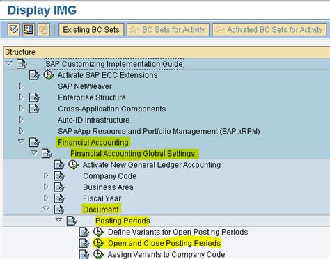 Sap Fico Module Learning Define Open And Close Posting Periods In Sap