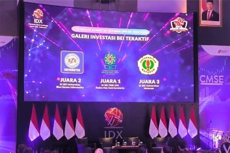 Ubsi Raih Juara 2 Duta Pasar Modal Teraktif Dalam Kompetisi Tahunan