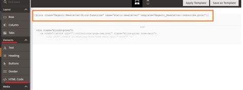 How To Call Newsletter In Static Block Magento2 TheCoachSMB