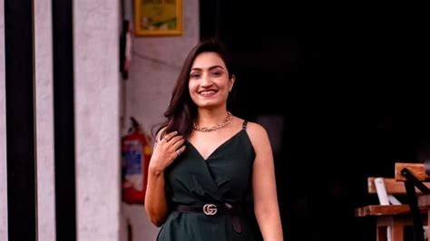 Vaishnavi Gowda In Silver Satin Dress Proves Her Fashion Game Is