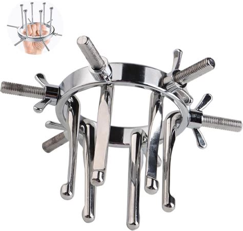 Gobuying Metal Anal Expander Vaginal Expanderadjustable Anal Dilator Vaginal