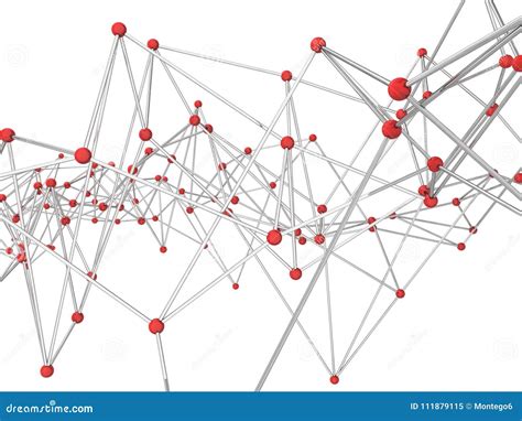 Abstract Connections Network Stock Illustration Illustration Of