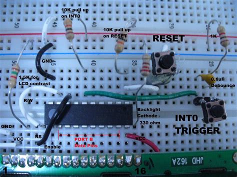 How To Control A 16x2 Lcd Using An Avr Attiny2313