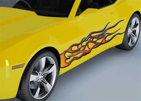 Classic Flames Car Vinyl Graphics Xtreme Digital Graphix