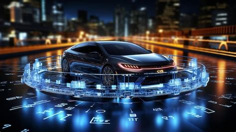 Premium Photo Concept Of An Autonomous Vehicle Sensor System For Driverless Vehicle Control Safety