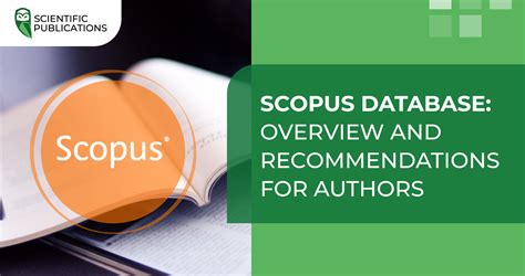 Scopus Database Overview And Recommendations For Authors Blog Spubl Id