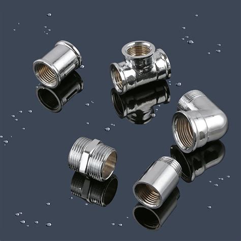 Chrome Plated Brass Threaded Fittings Brass Fitting Supplier Honson