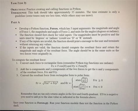Solved Task 2 Of 3 Objectives Practice Creating And