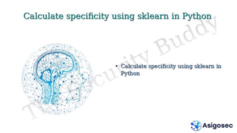 Calculate Specificity Using Sklearn In Python The Security Buddy