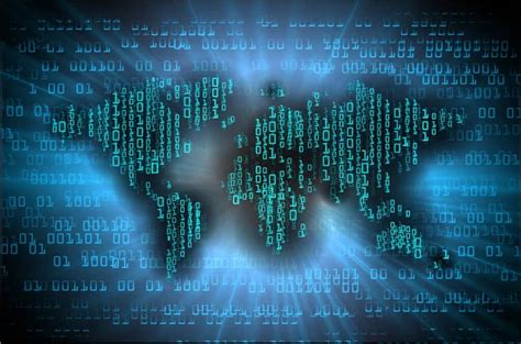 Abstract Background Binary Code Map Stock Vector By ©titima157gmail