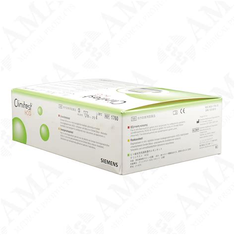 Siemens Clinitest Hcg Assay Test Kit