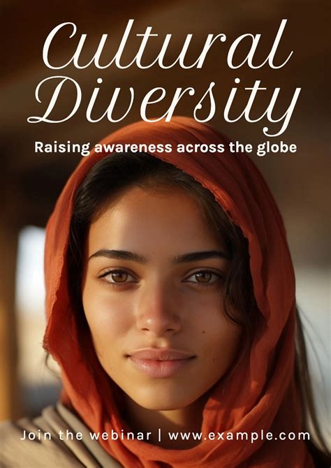 Cultural Diversity Poster Template Editable Free Editable Template