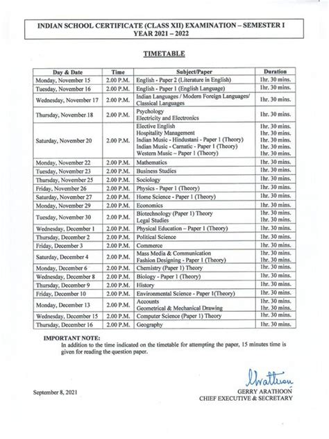 Board Exam Time Table Modern Foreign Languages Exam Day Babe Certificates Second Semester