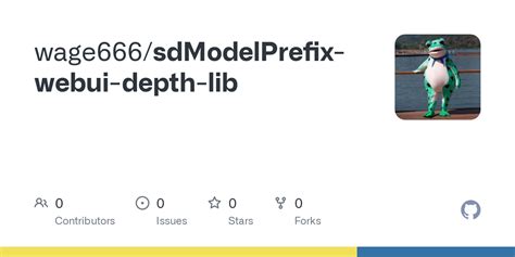 Github Wage666sdmodelprefix Webui Depth Lib