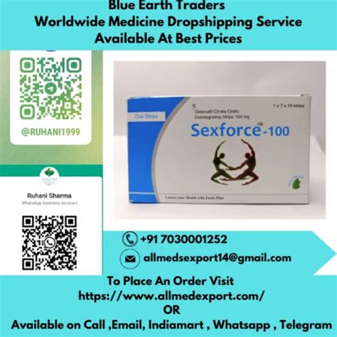 Sildenafil Sexforce 100 Mg At ₹ 300stripe Malegra Tablets In Nagpur