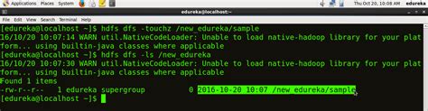 Hdfs Commands Hadoop Shell Commands To Manage Hdfs Edureka