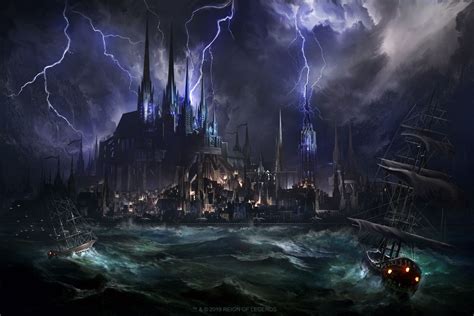 Reign Of Legends Thunderstorm City By Julian Bauercomission For